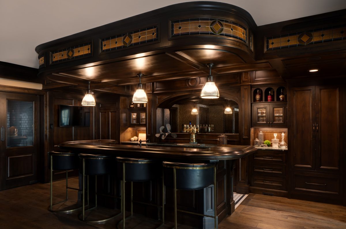 Explore this custom in-home bar | Stonewood Handcrafted Custom Homes